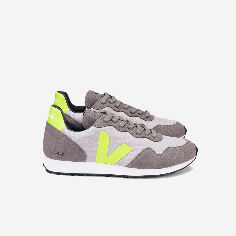 VEJA SDU B-Mesh - Silver Jaune/Fluo | Garmentory