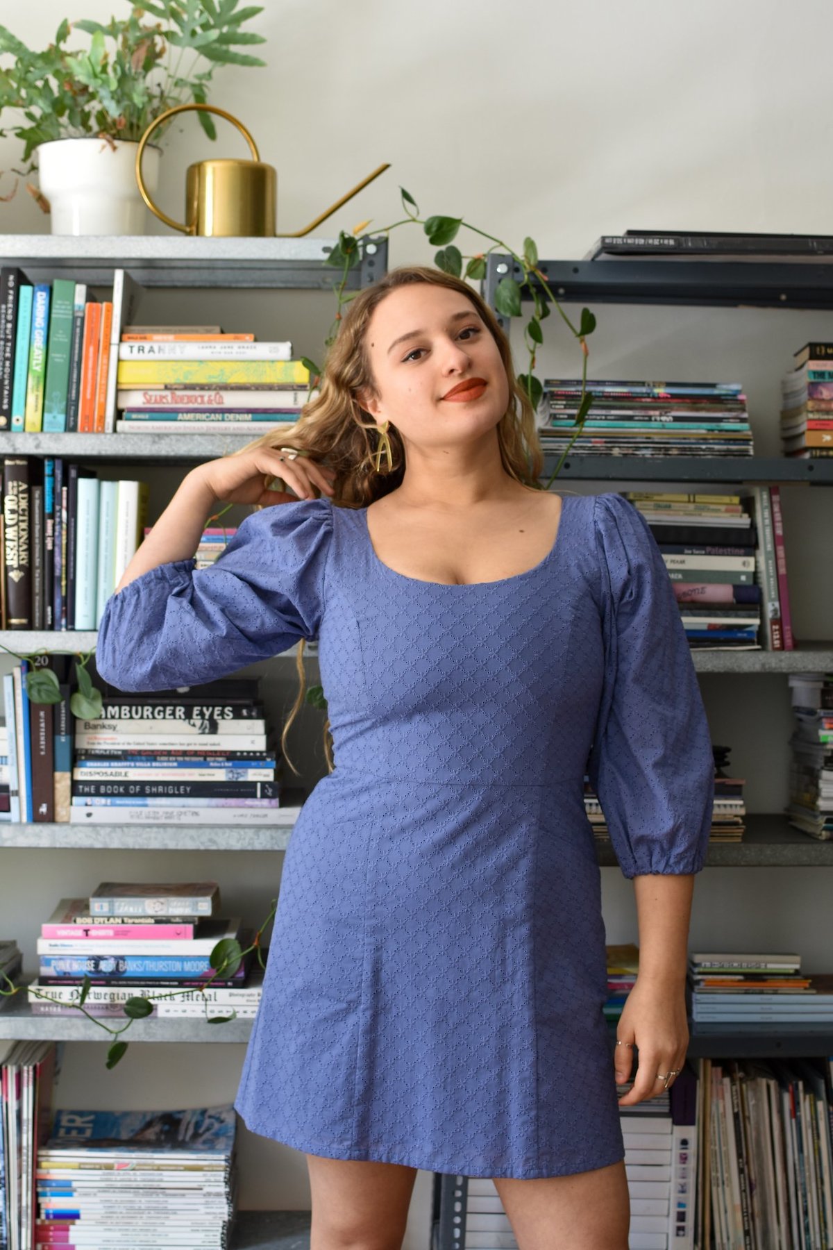 Birds of North America Hummingbird Dress - Periwinkle | Garmentory