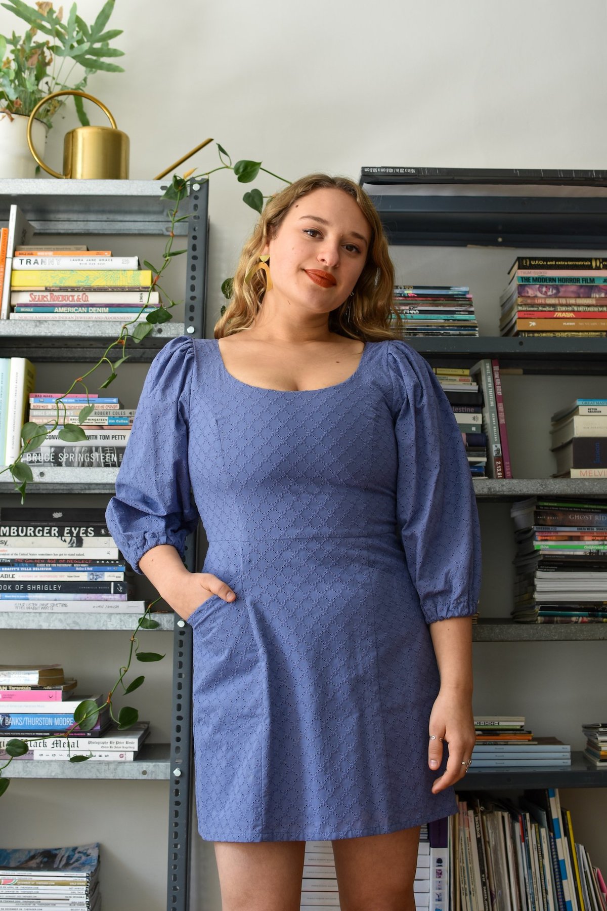 Birds of North America Hummingbird Dress - Periwinkle | Garmentory