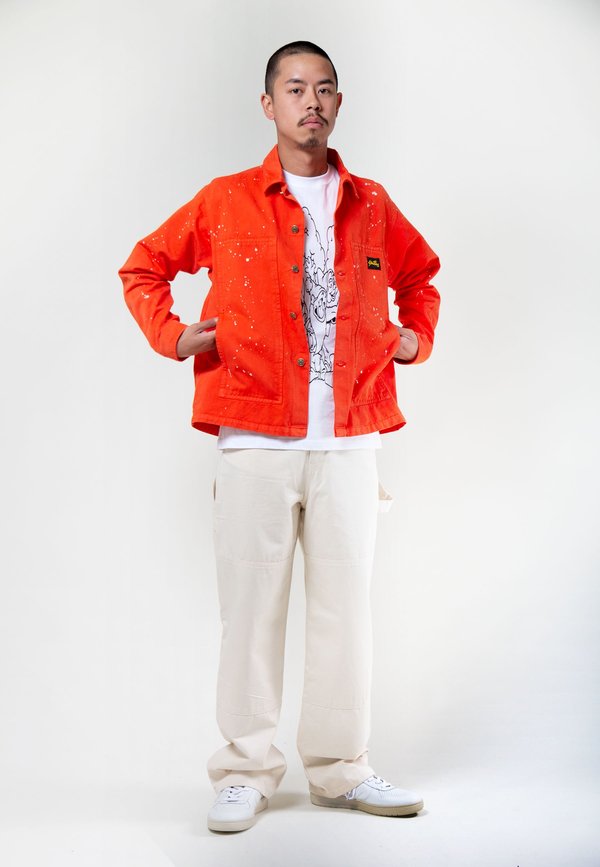 Stan Ray Box Jacket - coral/bleach spots | Garmentory