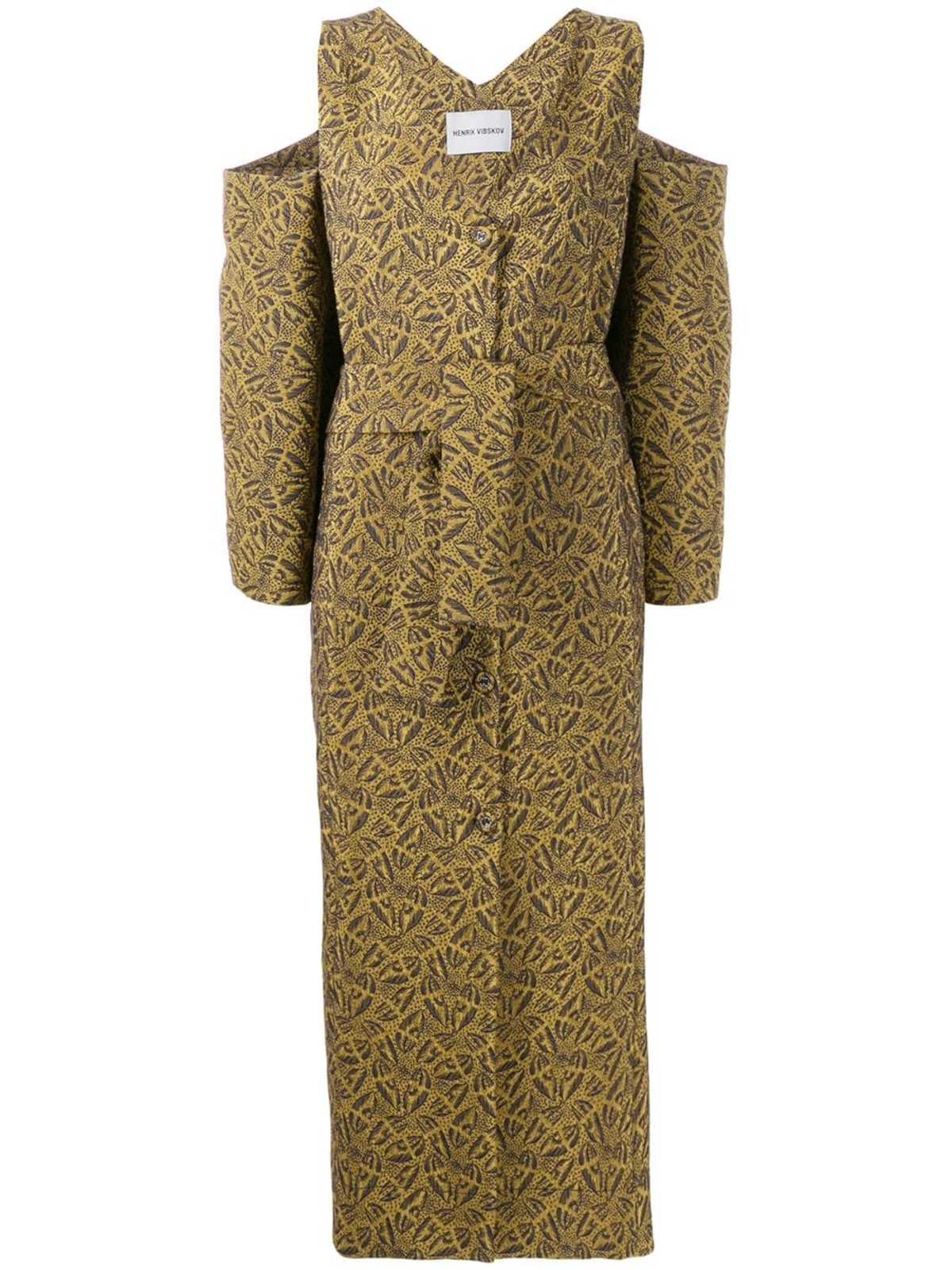 Henrik Vibskov Sticky Dress and Coat - Dark Lobster | Garmentory