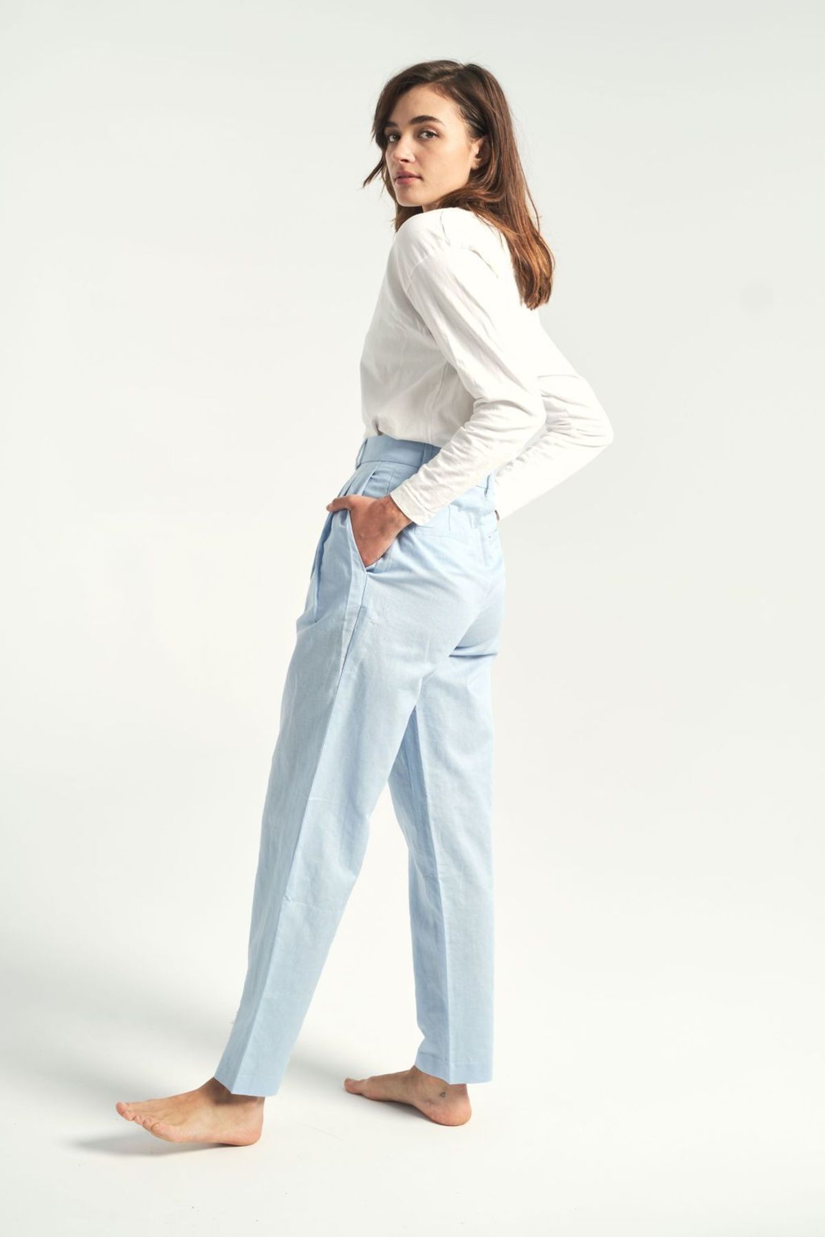 Rachel Antonoff Bea Pant - Periwinkle | Garmentory