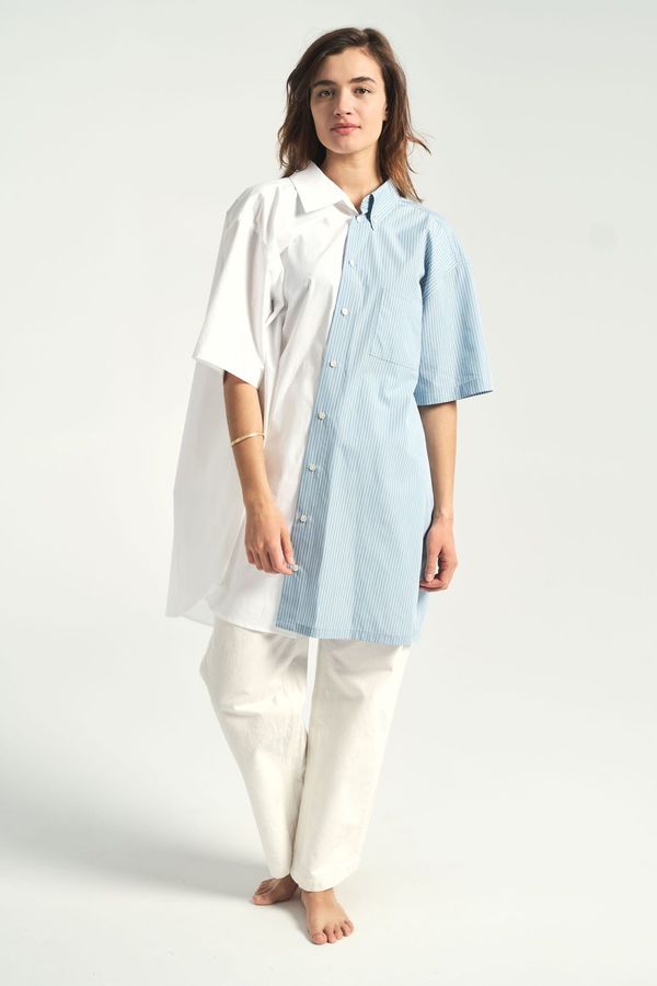 Maison Margiela Two Tone Button Down | Garmentory