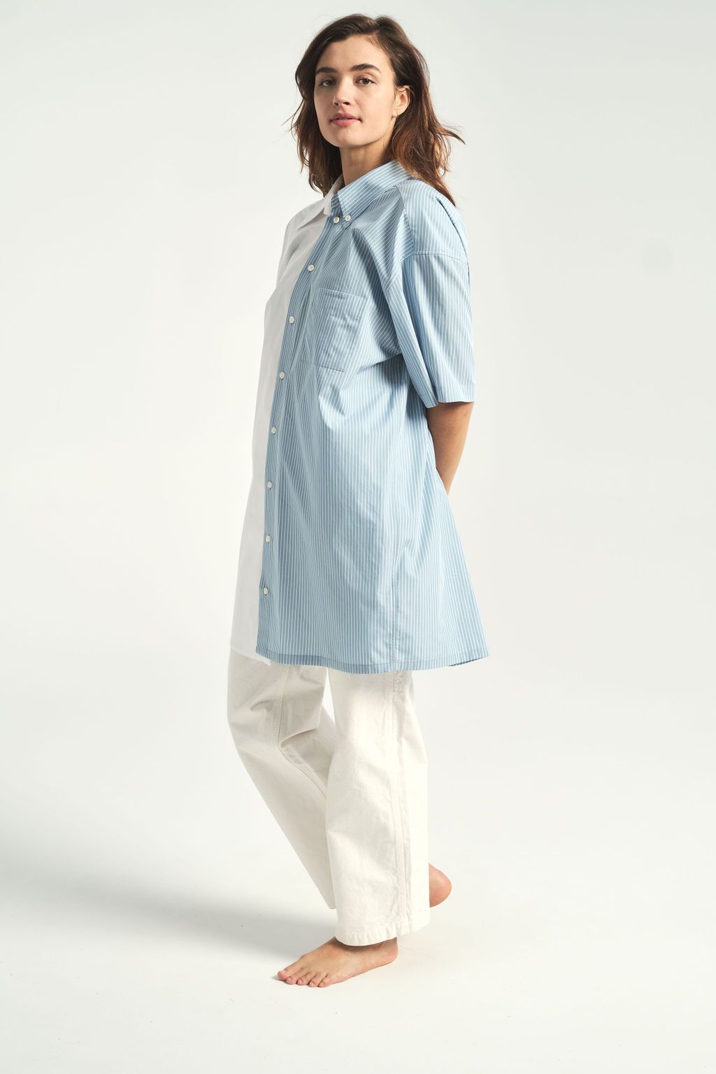 Maison Margiela Two Tone Button Down | Garmentory