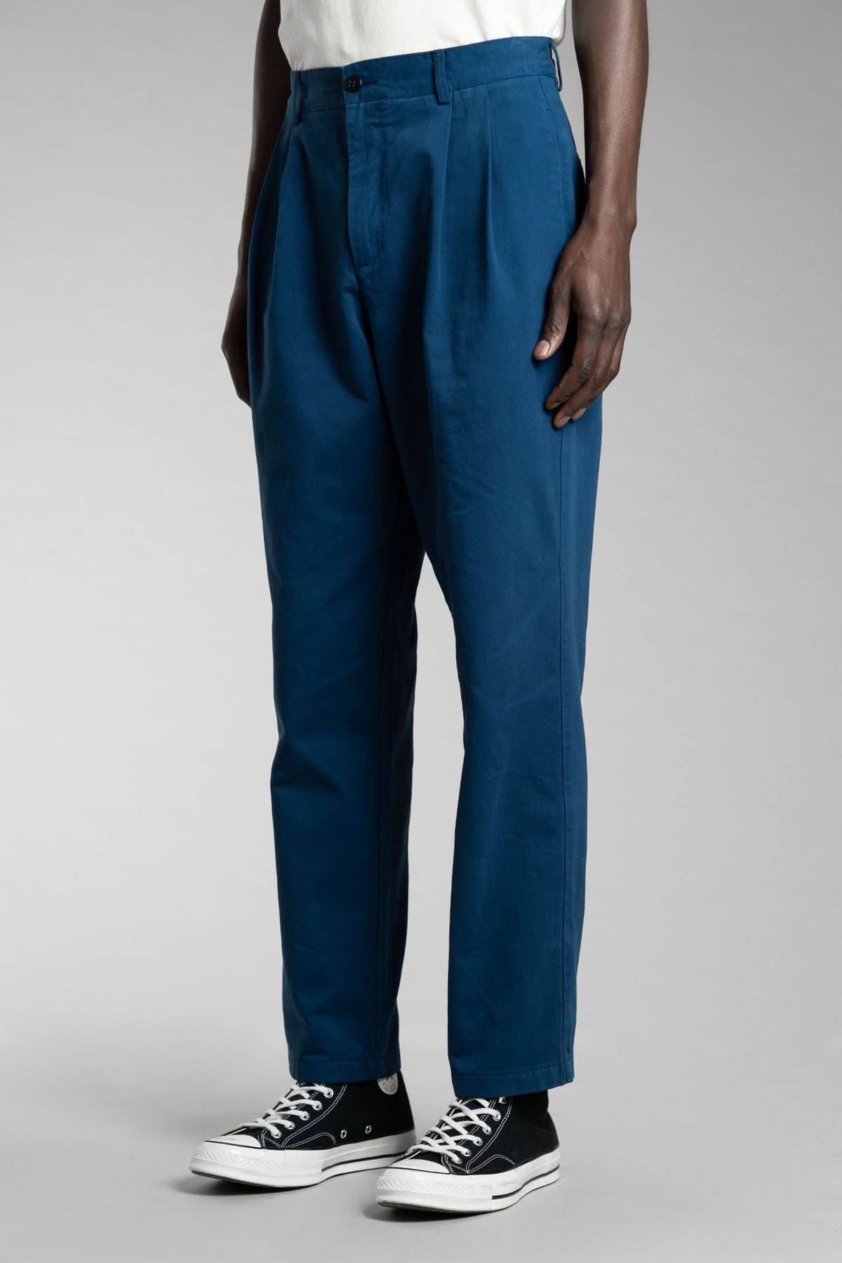 Stan Ray Double Pleat Chino - Navy Taffeta | Garmentory