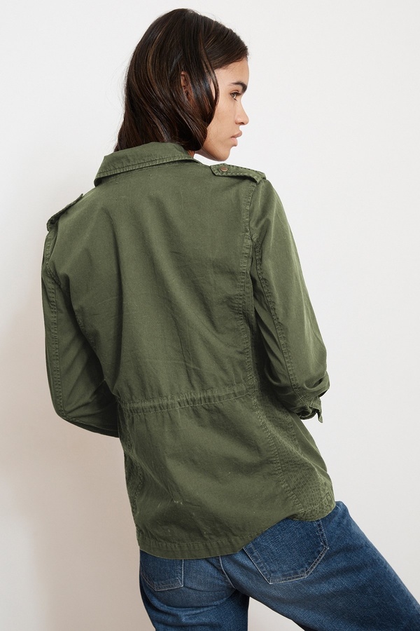 Velvet Faded Green Cargo Jacket - Forest | Garmentory