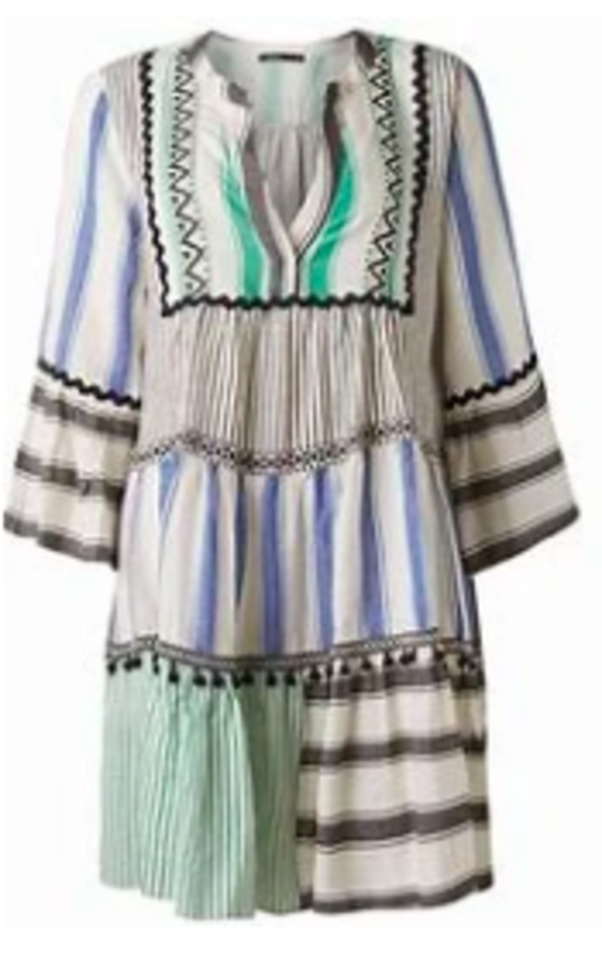 Devotion Zakar Short Dress - Blue/Green | Garmentory