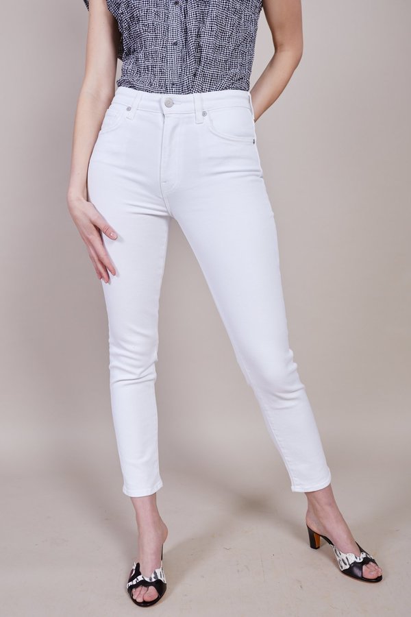 CQY Denim BFF Jean 0 White | Garmentory