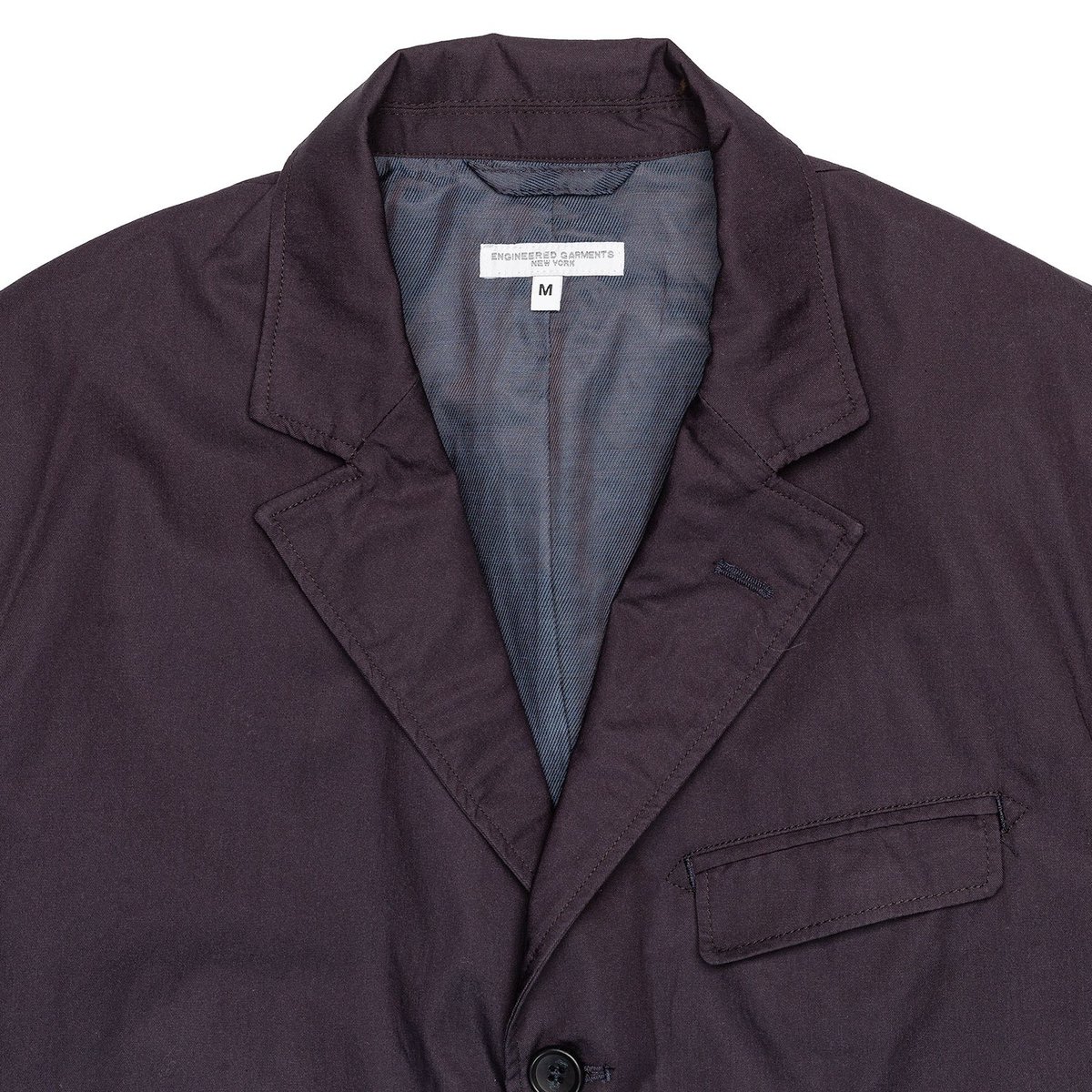 Engineered Garments Andover Jacket - Dark Navy High Count Twill ...