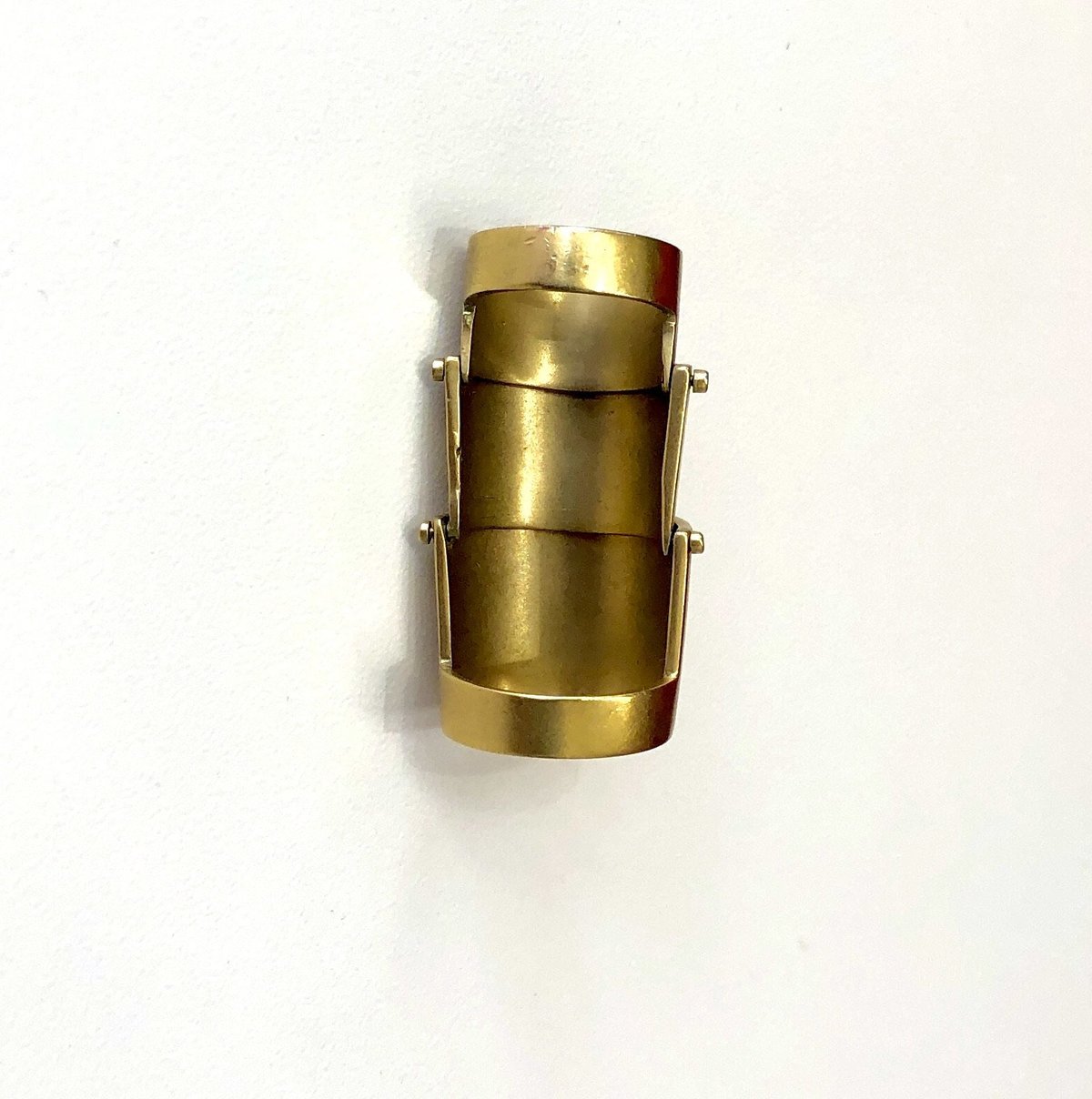 Vintage brass 3 knuckle hinged ring | Garmentory