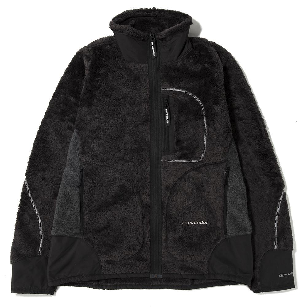 and wander High Loft Fleece Jacket - Charcoal | Garmentory