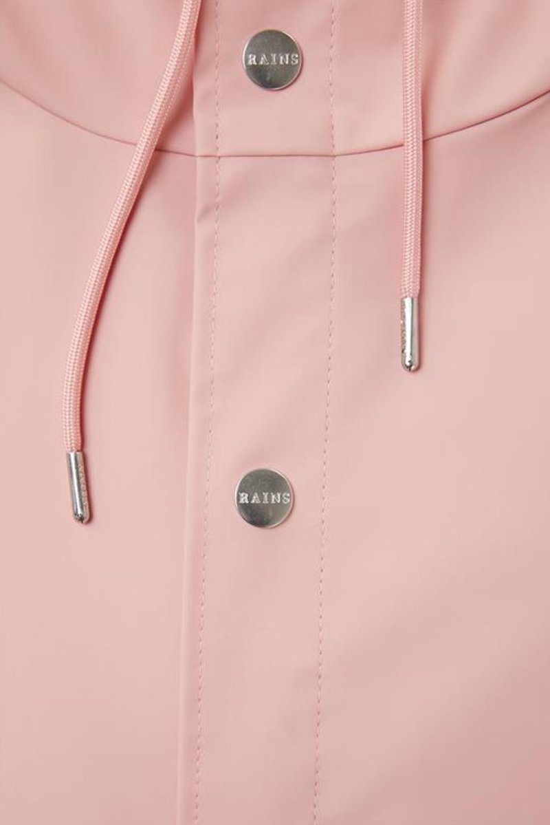 Rains Curve Jacket - Coral | Garmentory
