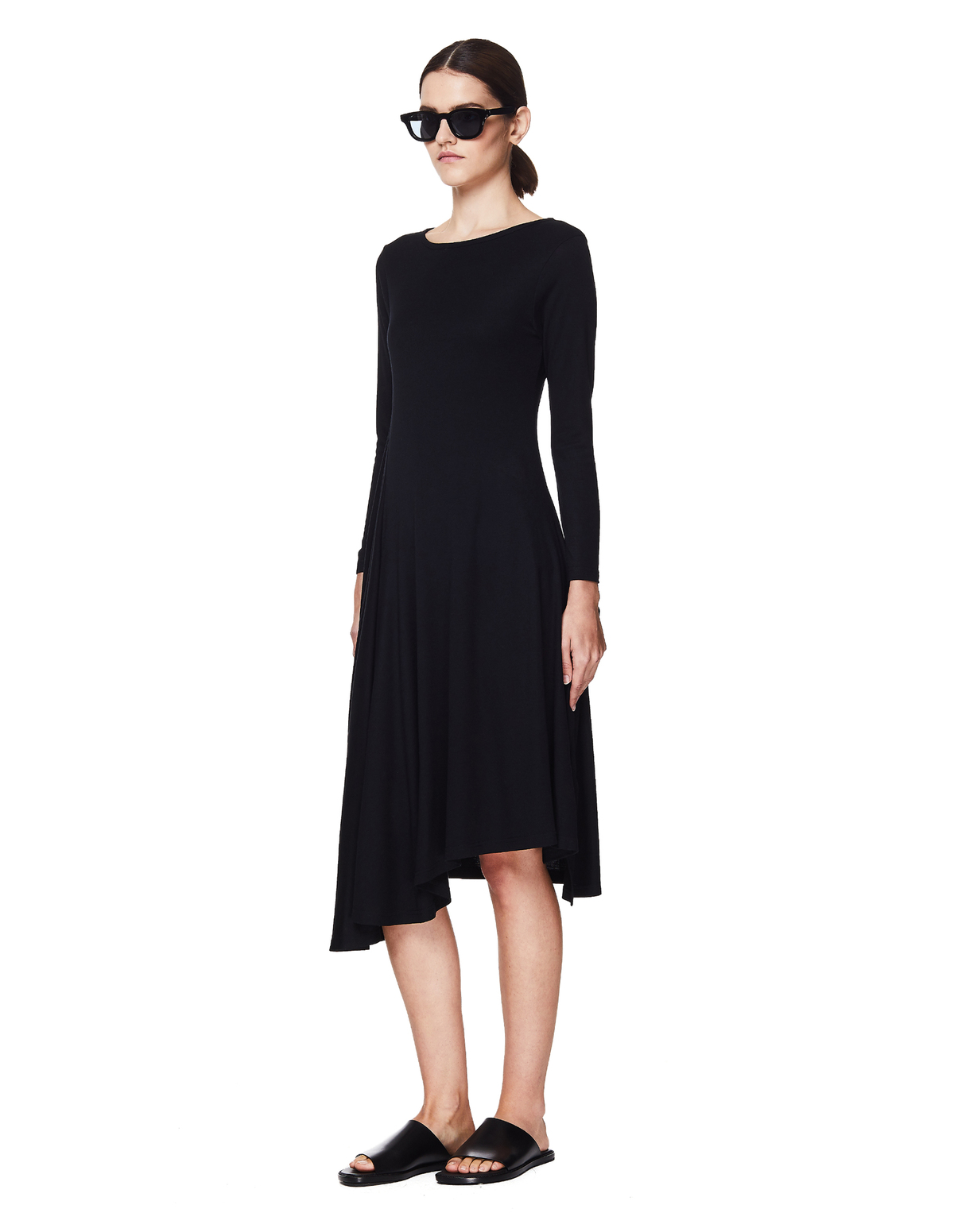 Y's by Yohji Yamamoto Asymmetric Dress - Black | Garmentory