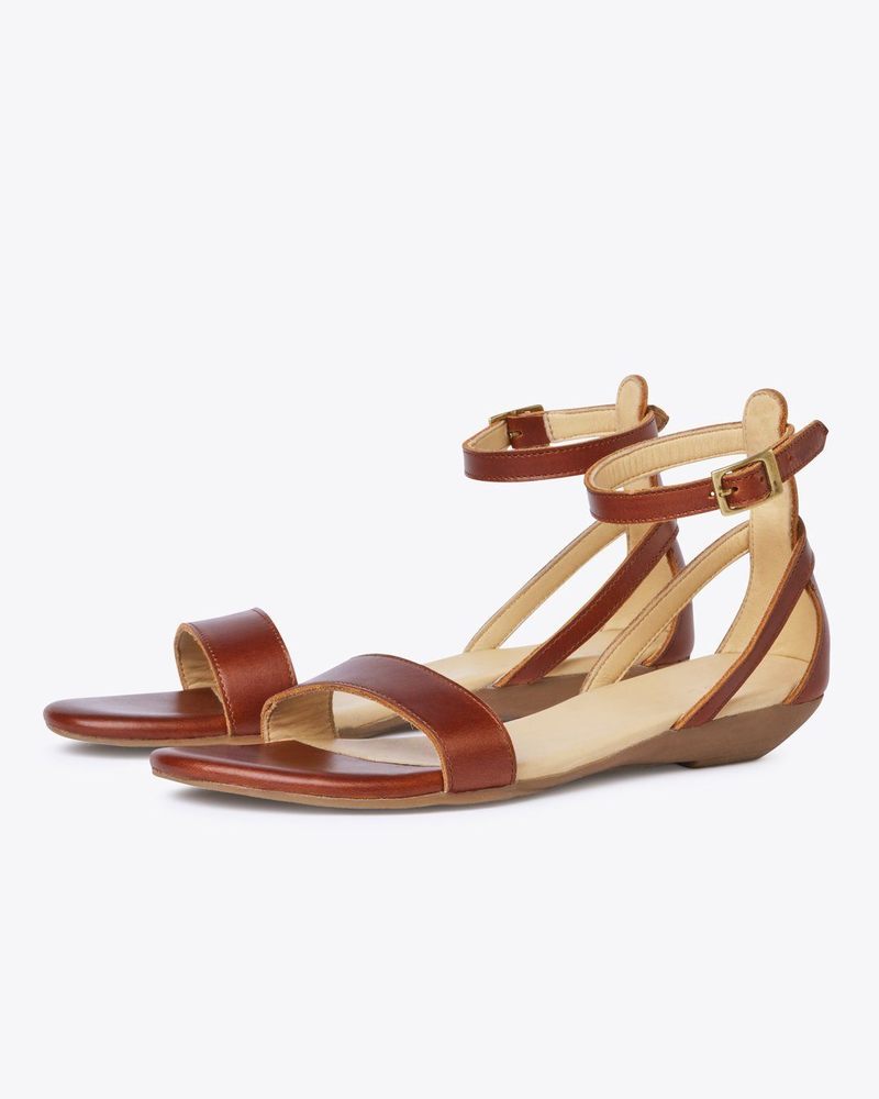 Nisolo Serena Sandal - Brandy | Garmentory
