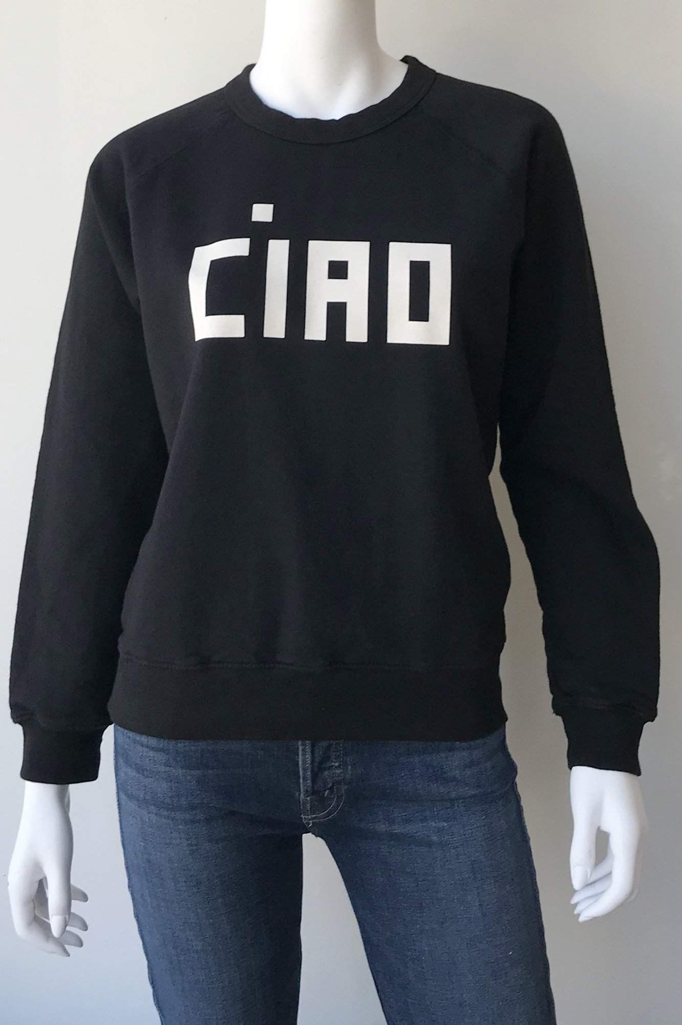 Clare V. Ciao Sweatshirt - Black | Garmentory