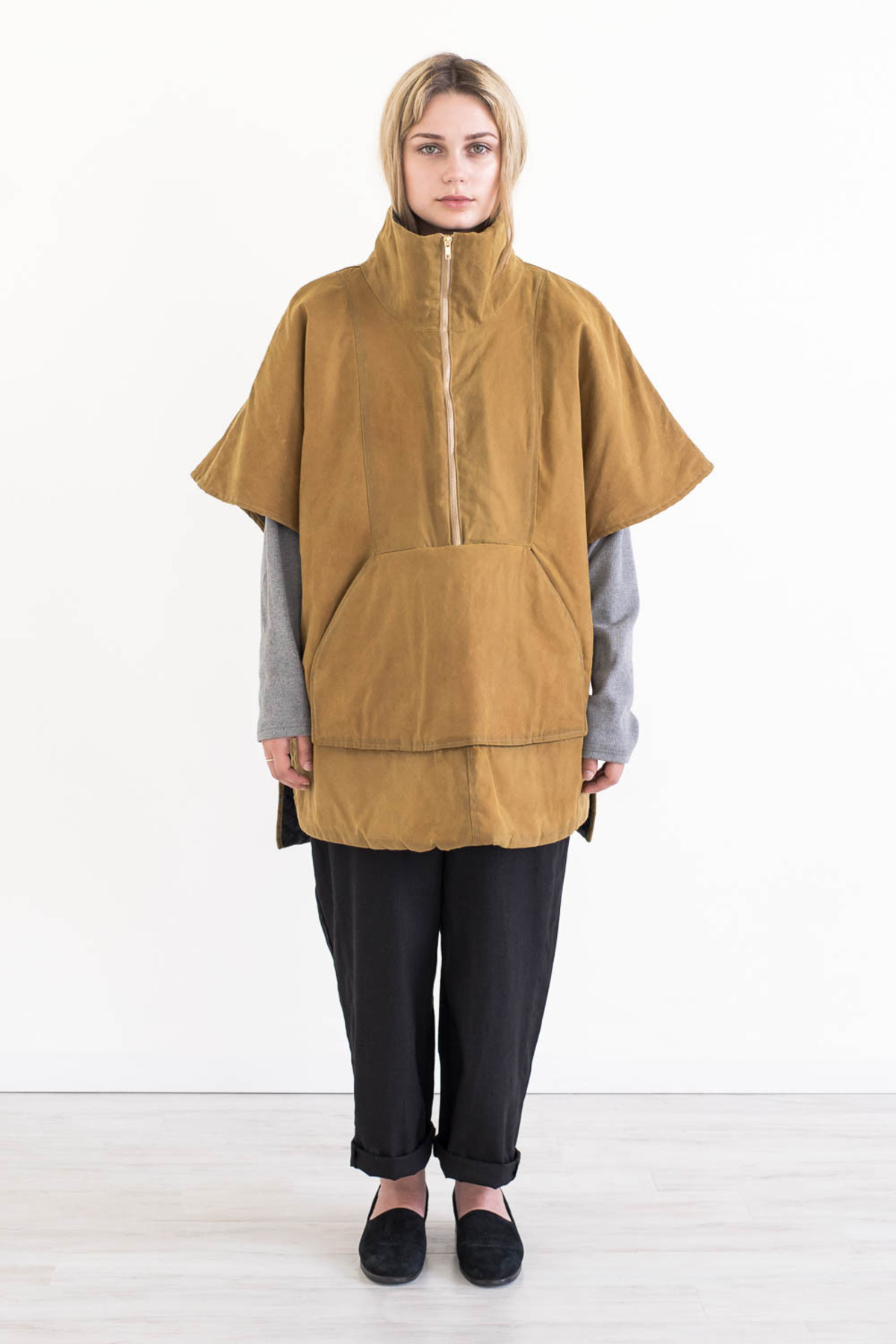 REIFhaus Cascadia Poncho in Waxed Canvas | Garmentory