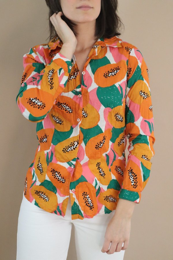 Nice Things Big Papaya Shirt - Orange | Garmentory