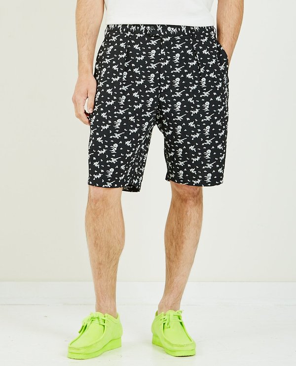 Engineered Garments Sunset Short - BLK/WHIT | Garmentory