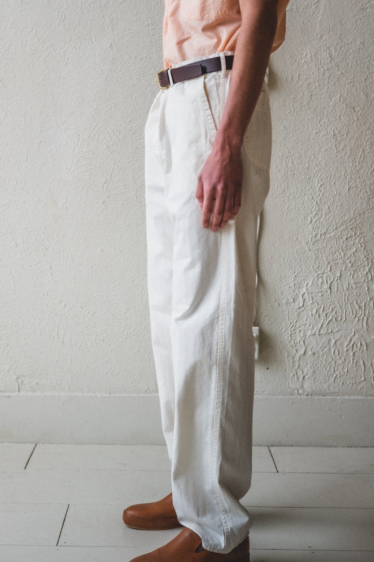Orslow FRENCH WORK PANTS - ECRU | Garmentory