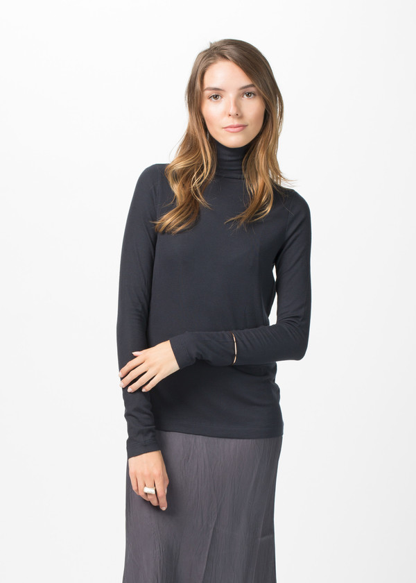 Organic by John Patrick Micro Modal Turtleneck Tee | Garmentory