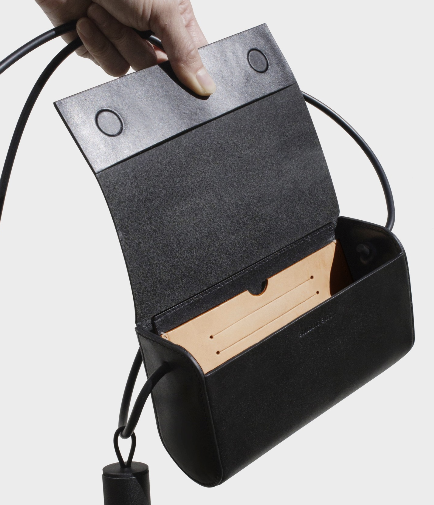 Building Block Petite Bag - Black Leather | Garmentory
