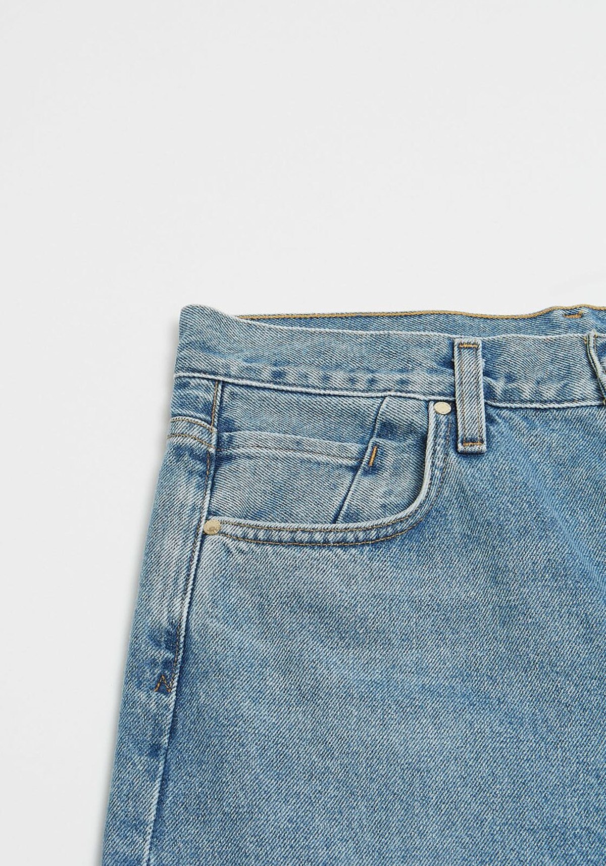 Goldsign Curve Jean - Tate Blue | Garmentory