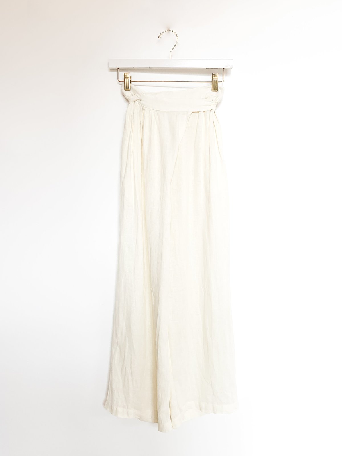 Black Crane Sack Linen Pants | Garmentory