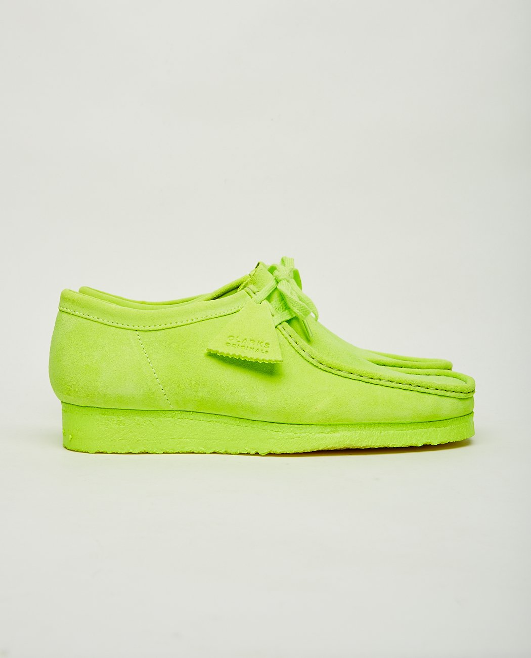 CLARKS Wallabee Moccasin Shoe - LIME | Garmentory