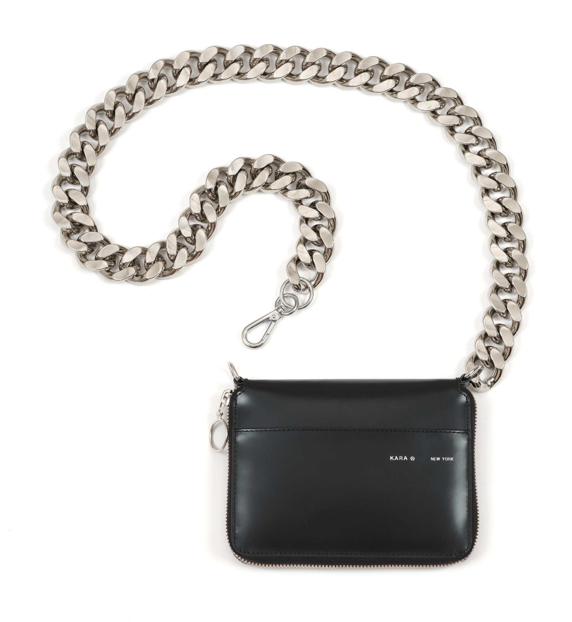 KARA Large Bike Chain Wallet - Black | Garmentory
