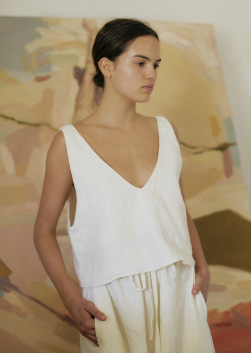 Ozma Cati Tank - Natural | Garmentory