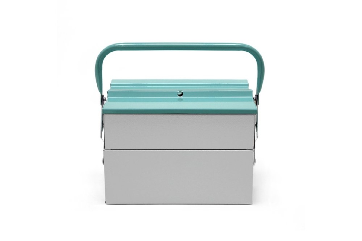 Metalplus Italian Metal Tool Box - Grey/Mint | Garmentory