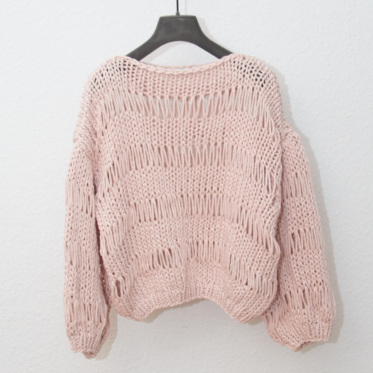 Maiami Dropstitch Big Sweater - Creme | Garmentory