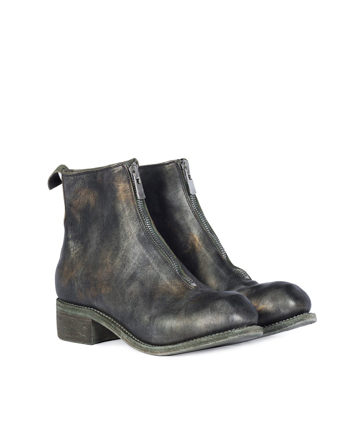 guidi pl1 front zip boots - camo green | Garmentory