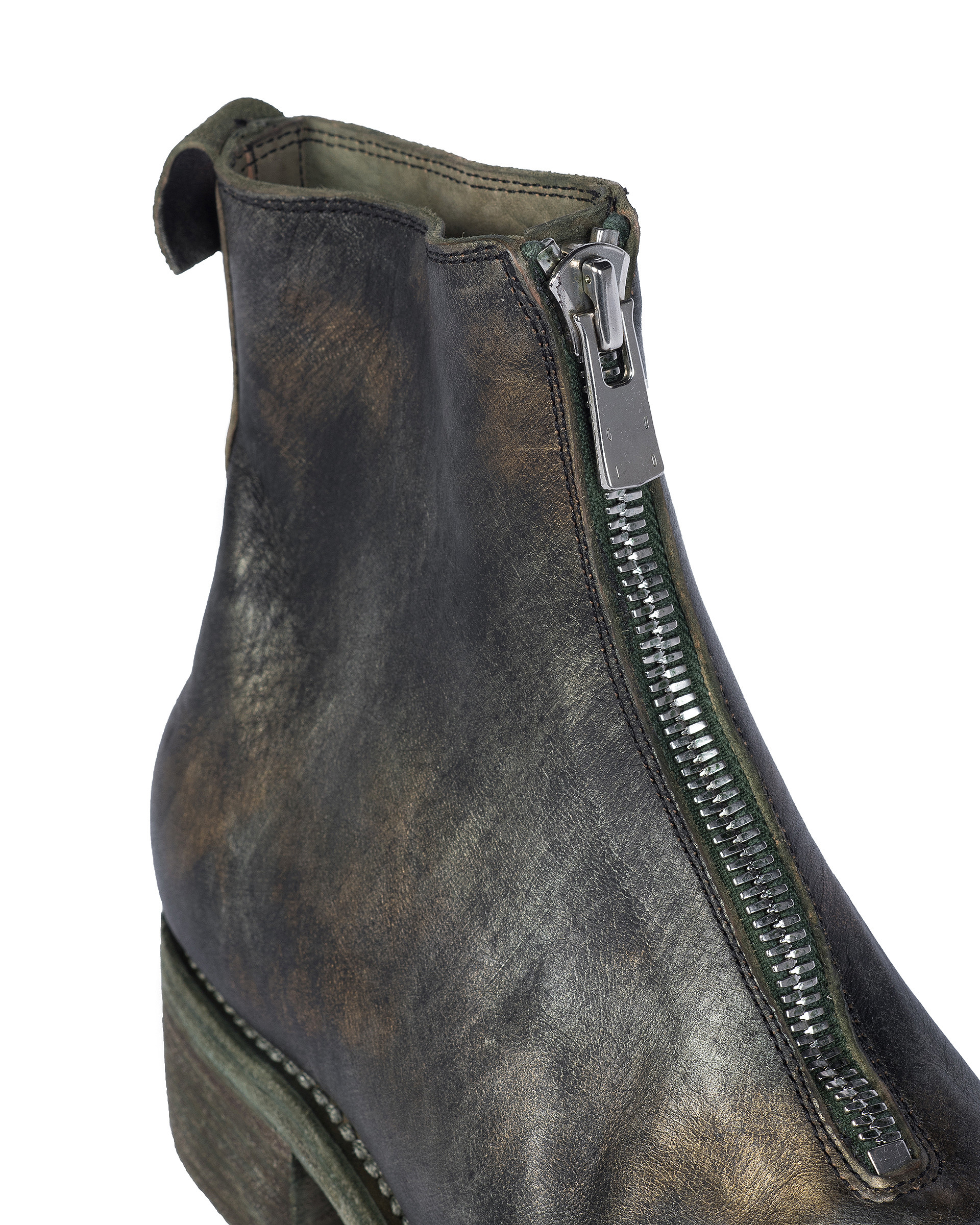 guidi pl1 front zip boots - camo green | Garmentory