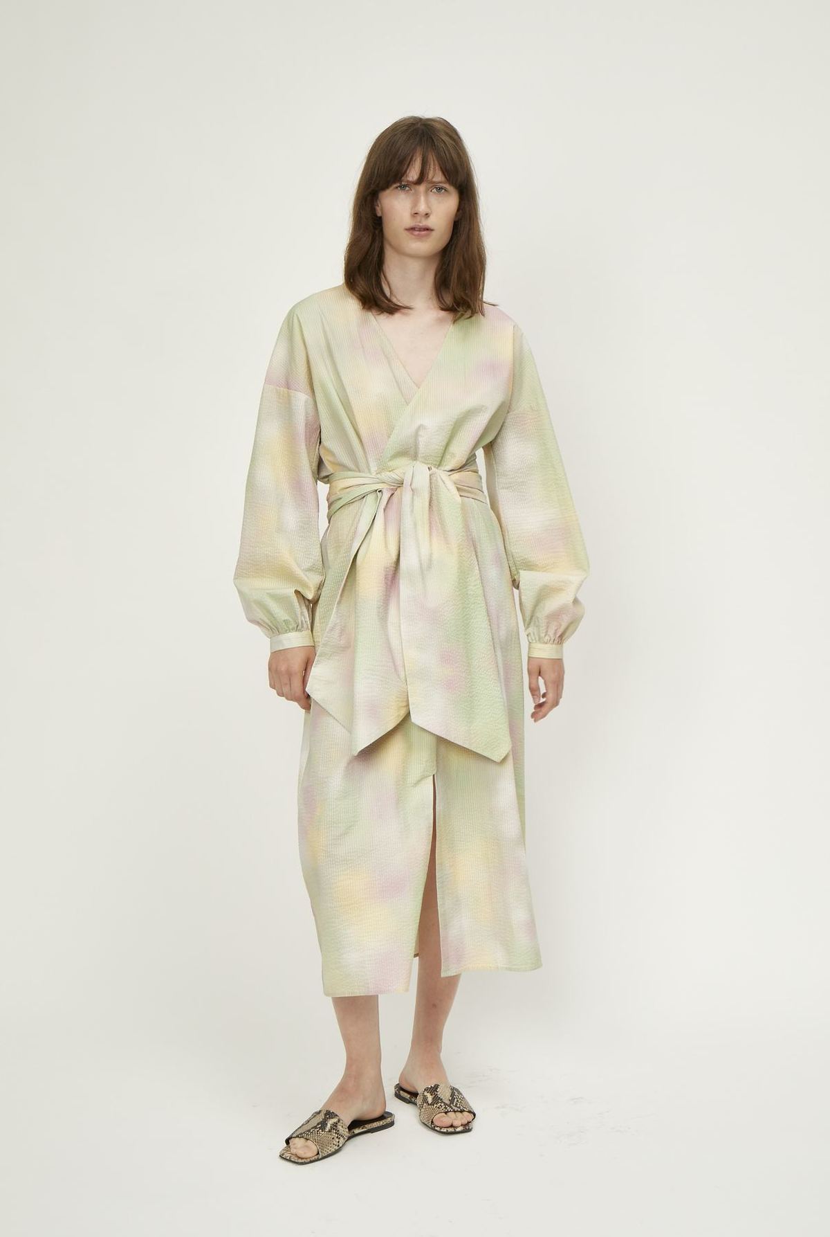 Just Female Nikki Maxi Dress - Pastel tie dye | Garmentory