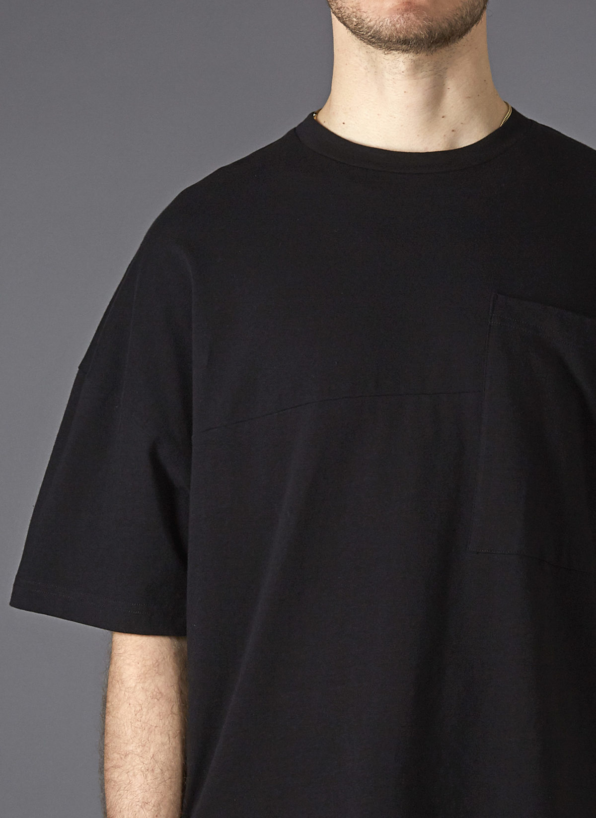 GREI. BIG BOXY TEE - BLACK | Garmentory