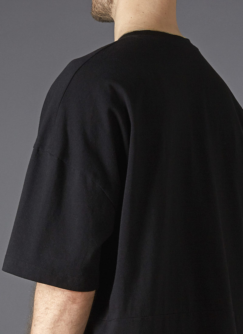 GREI. BIG BOXY TEE - BLACK | Garmentory