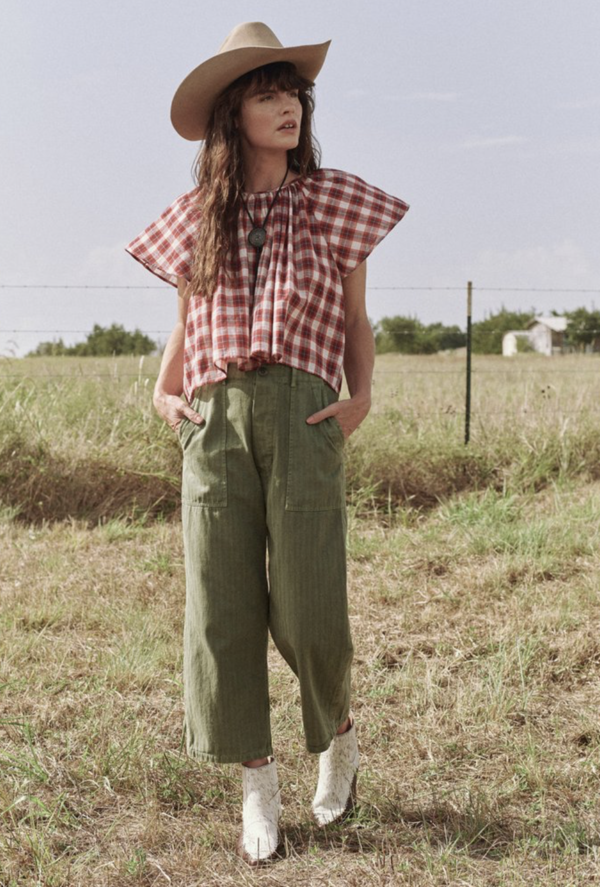 The Great. The Dale Top - HAYSEED PLAID | Garmentory