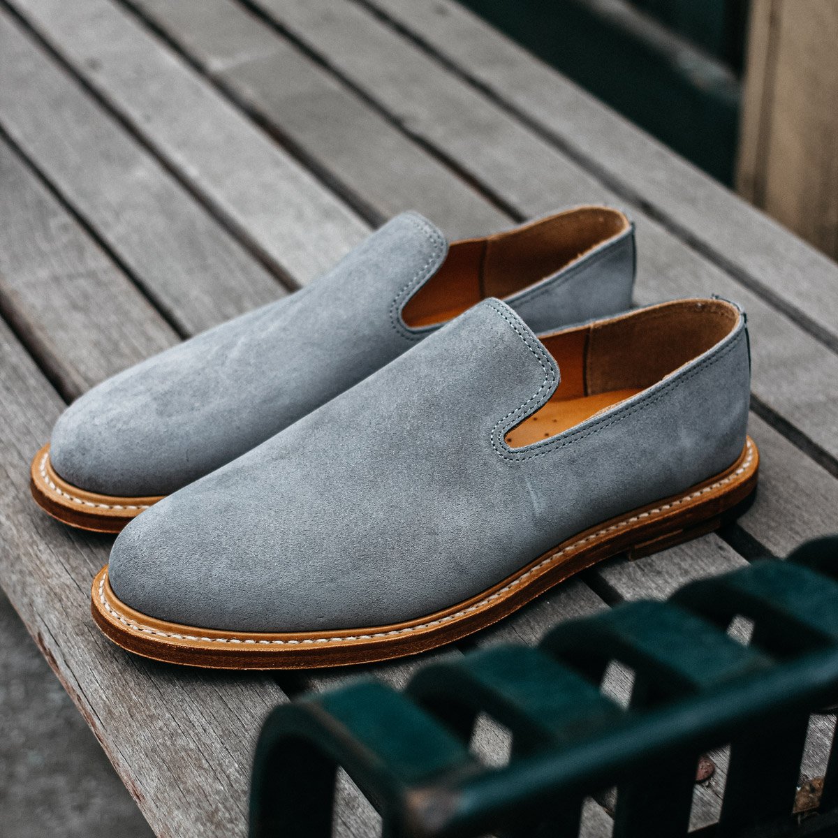 Viberg CF Stead Storm Calf Suede - Slipper | Garmentory