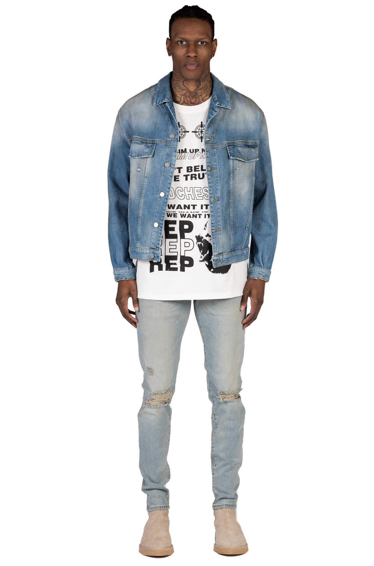 Represent Denim jacket - blue | Garmentory