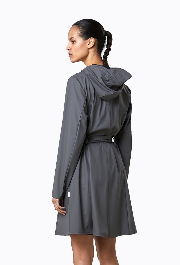 Rains Curve Jacket - Charcoal | Garmentory