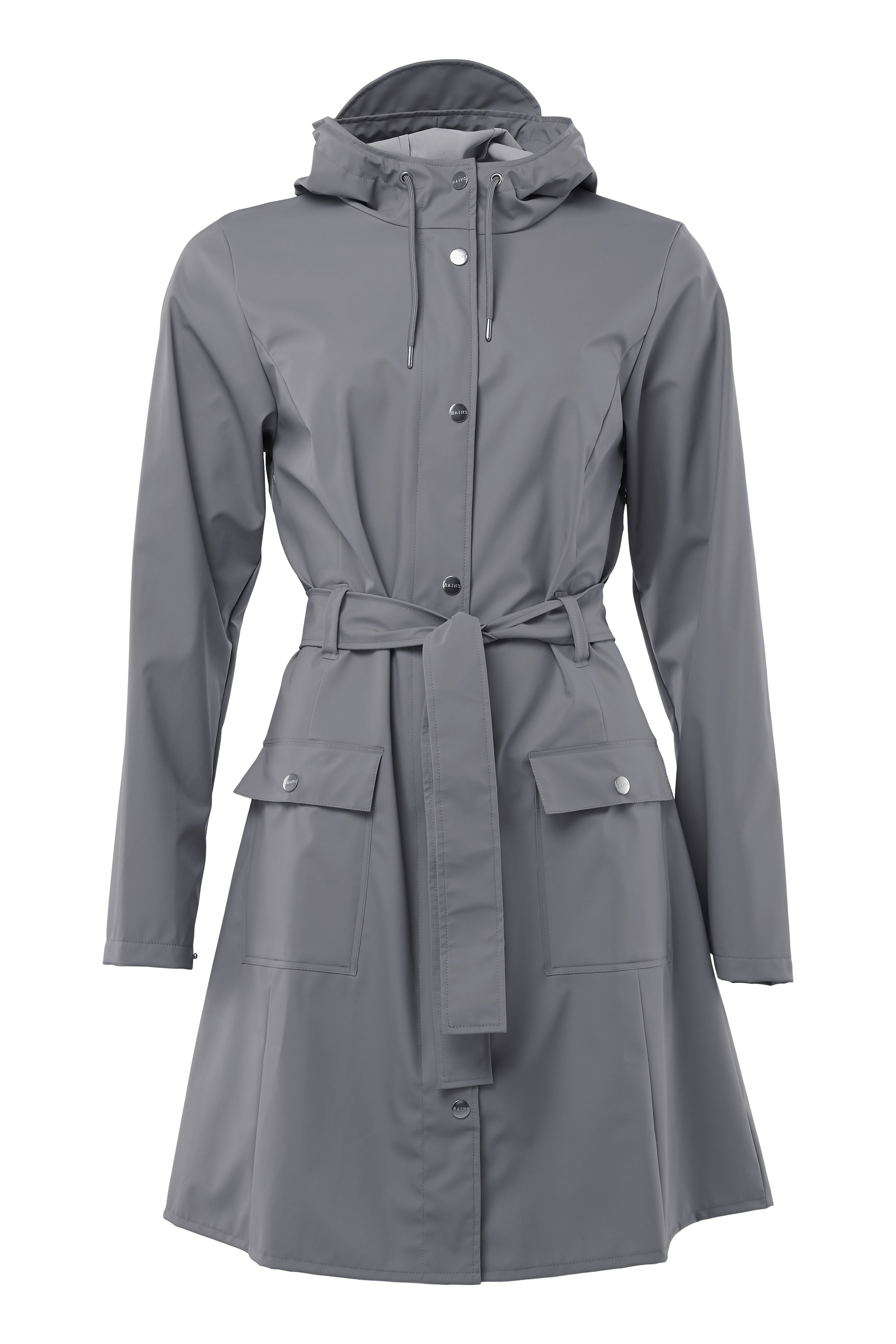 Rains Curve Jacket - Charcoal | Garmentory