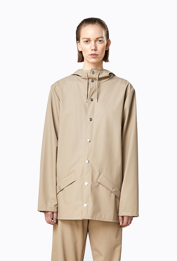 Rains Jacket - Beige | Garmentory