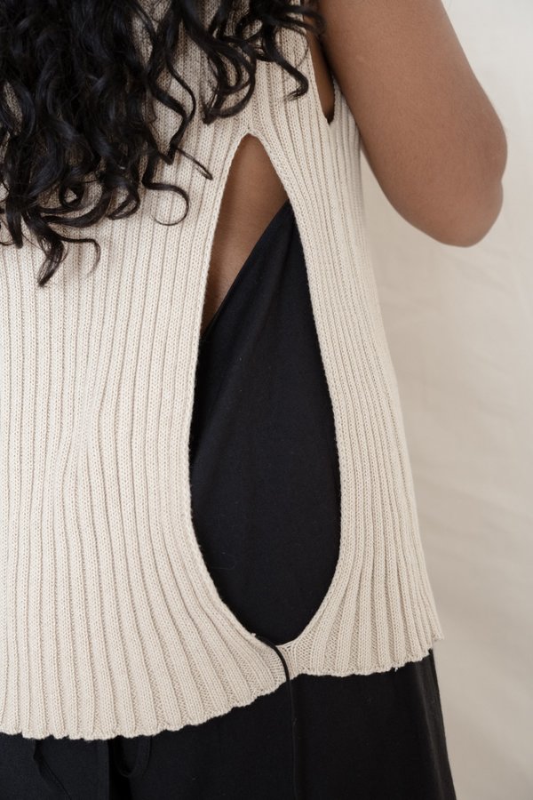 Baserange Cotton Rib Cirri Pullover | Garmentory