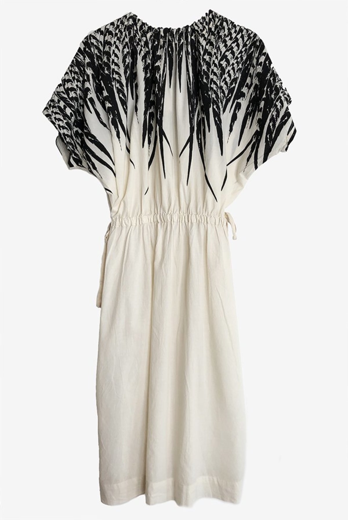 Uzi NYC Earth Dress - bold feather | Garmentory