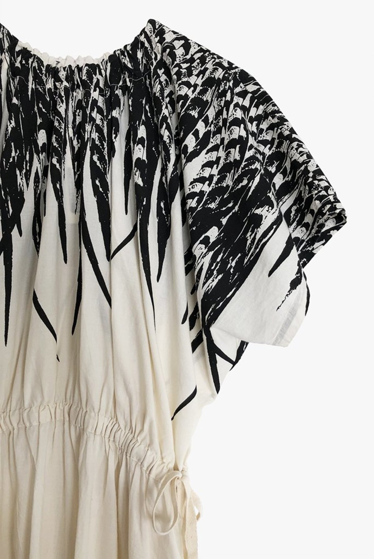Uzi NYC Earth Dress - bold feather | Garmentory