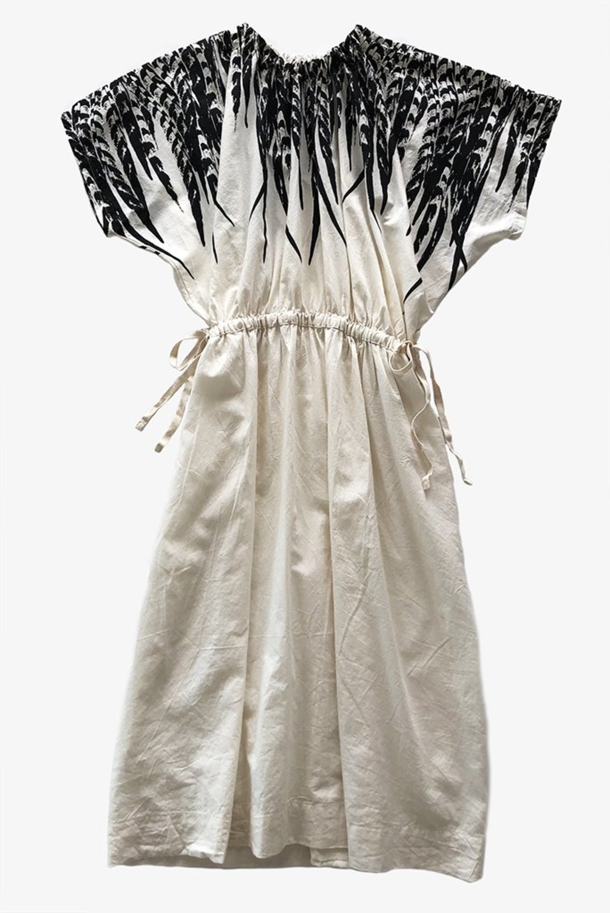 Uzi NYC Earth Dress - bold feather | Garmentory