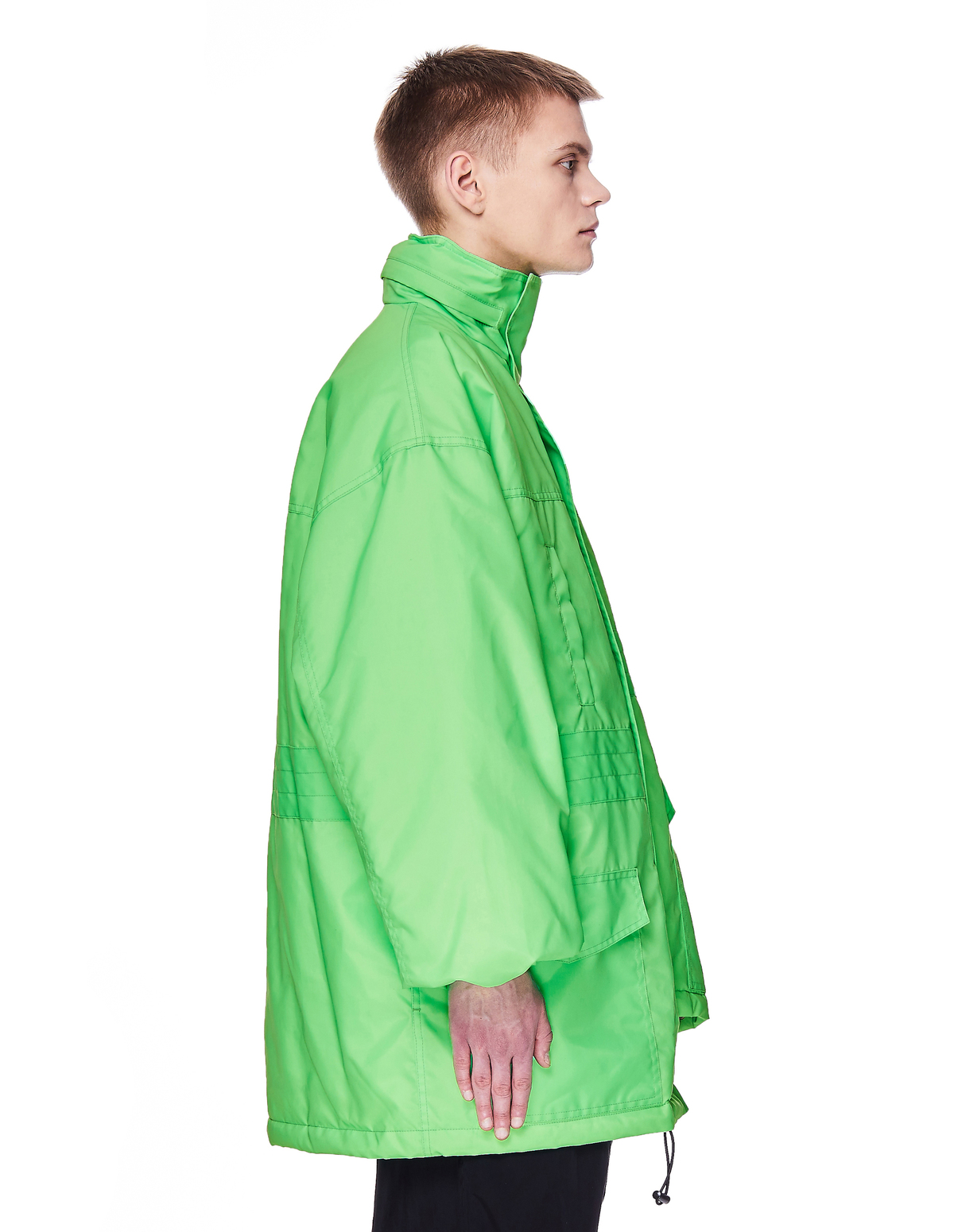 Balenciaga Pulled Parka - Neon Green | Garmentory