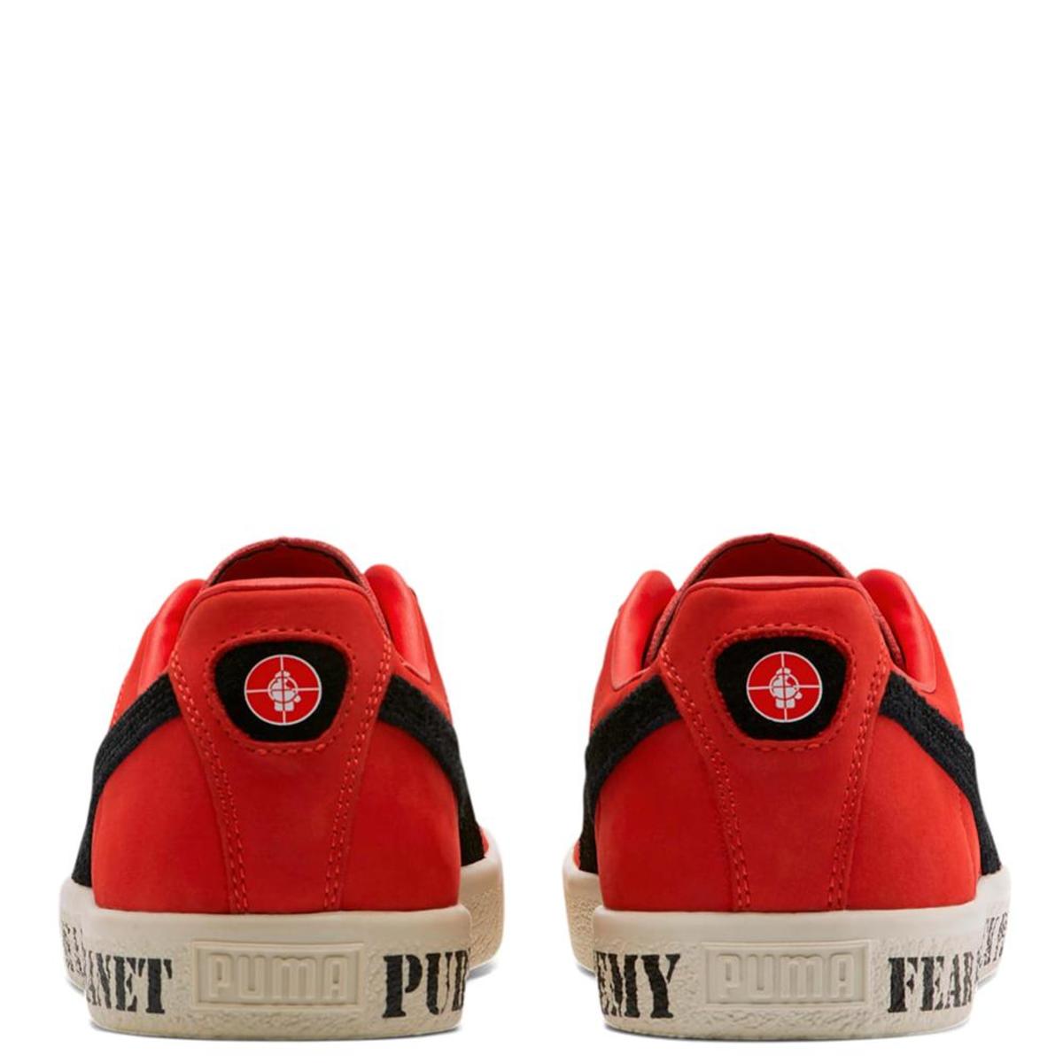 Puma Cream x Public Enemy Clyde Sneaker - High Risk Red | Garmentory
