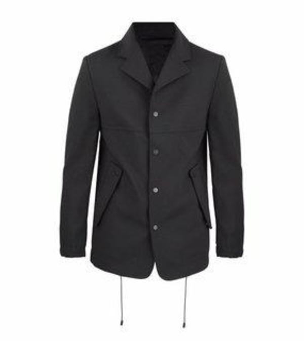 Tim Coppens Virgin Wool Coach Jacket - Black | Garmentory